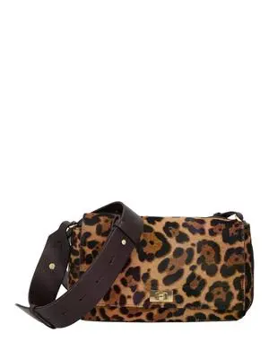 ANYA HINDMARCH Leopard-print Shoulder Bag - Brown