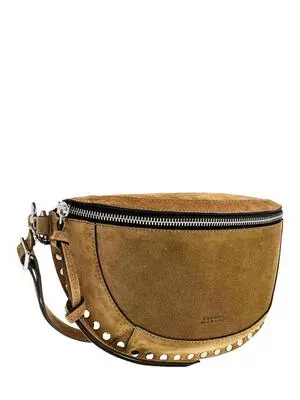 Isabel Marant Studded Suede Belt Bag - Brown