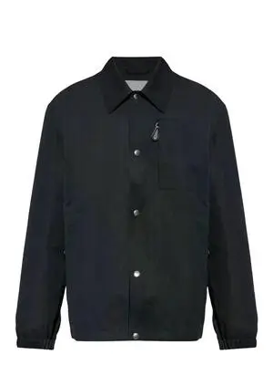JIL SANDER Zip-pocket Overshirt - Black