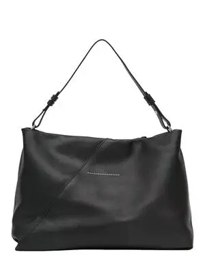 MAISON MARGIELA Folded Leather Clutch - Black