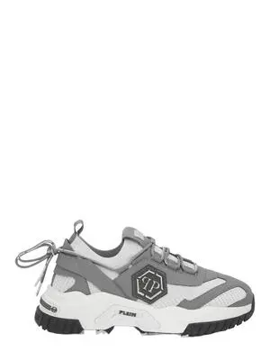 Philipp Plein Predator Logo-plaque Trainers - Grey