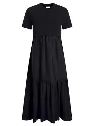PATOU Short-sleeved Midi Dress - Black