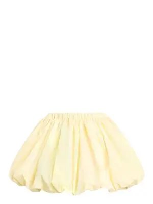 Patou Elasticated Bloomer A-line Mini Skirt - Yellow