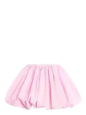 Patou Elasticated-waist A-line Mini Skirt - Pink