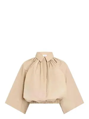 Patou Gathered Blouse - Neutrals