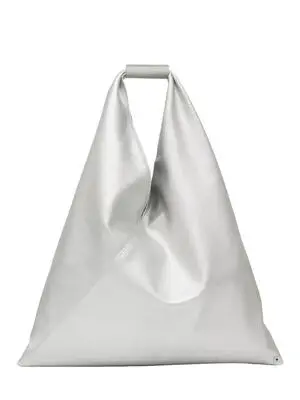 MAISON MARGIELA Japanese Triangular Folded Tote Bag - Silver