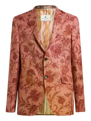 Etro Single-breasted Blazer - Red