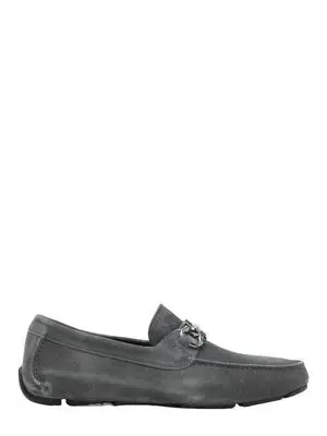 FERRAGAMO Gancini Loafers - Grey