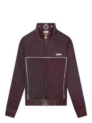 Casablanca Paneled Track Jacket - Purple