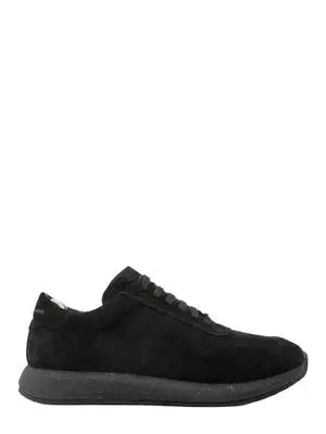 Officine Creative Lace-up Suede Sneakers - Black