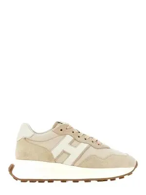 Hogan H641 Panelled Sneakers - Neutrals