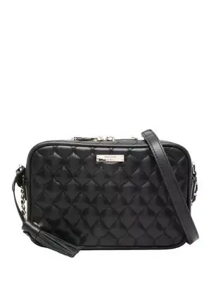 ASPINAL OF LONDON Alice Quilted Crossbody Bag Black