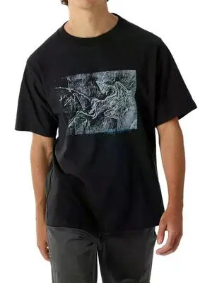 Arc'teryx Kragg Graphic Crew Neck T-shirt - Black