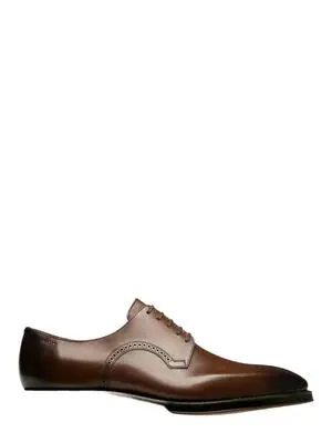 Bally Scamardo Brogue Leather Derby Shoes - Brown