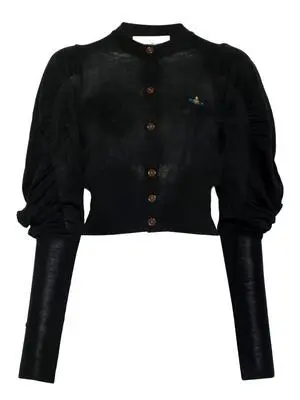 VIVIENNE WESTWOOD Eli Button Orb Cardigan - Black