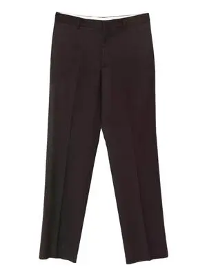 Tagliatore Pressed-crease Trousers - Brown