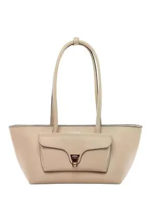 COCCINELLE External-pocket Leather Tote Bag - Neutrals