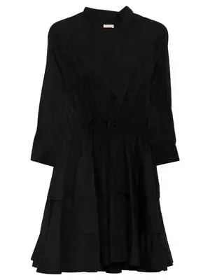 Alaïa 2010s Cotton Midi Dress - Black