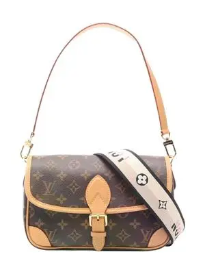 LOUIS VUITTON 2010-2025 Monogram Diane Satchel - Brown