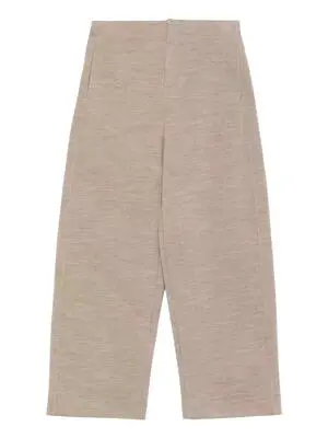 Max Mara Wide Leg Trousers - Neutrals