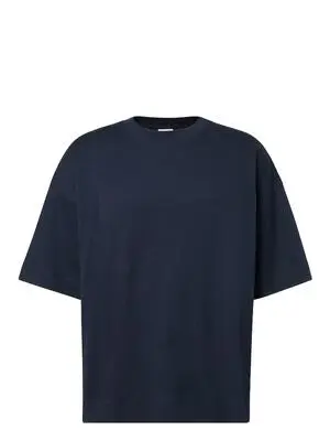 Dries Van Noten Oversized Cotton Jersey T-shirt - Blue