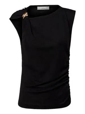 Vince Wool-blend Top - Black