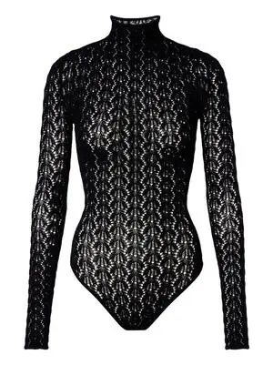 Alaïa Jersey Bodysuit - Black
