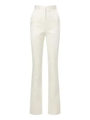 Calvin Klein Lucia High-rise Slim Pants - White