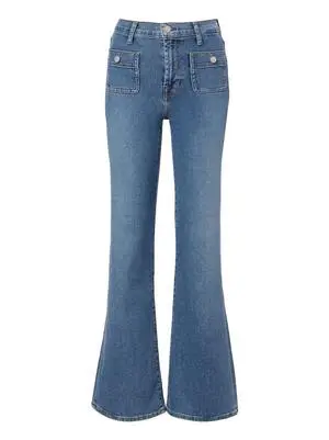 7 For All Mankind Modern Dojo Flared Jeans - Blue