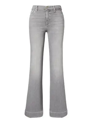 7 For All Mankind Modern Dojo Flared Jeans - Grey