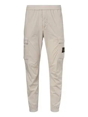 Stone Island Cotton-blend Cargo Pants - Grey