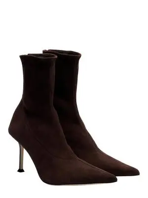 CHRISTEN Helix 75 Suede Ankle Boots