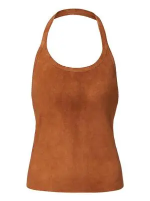 Stouls Suede Minidress - Brown