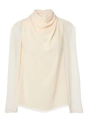 Altuzarra Cara Draped Top - White