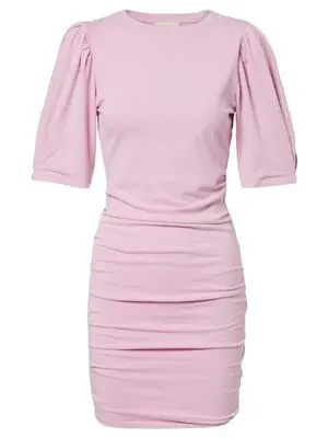 Isabel Marant Mylda Draped Mini Dress - Pink
