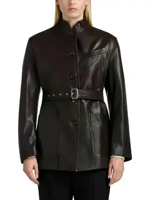Bally Leather Jacket - Brown