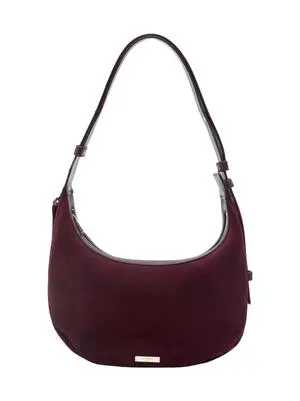 ASPINAL OF LONDON Hudson Crescent Shoulder Bag - Purple