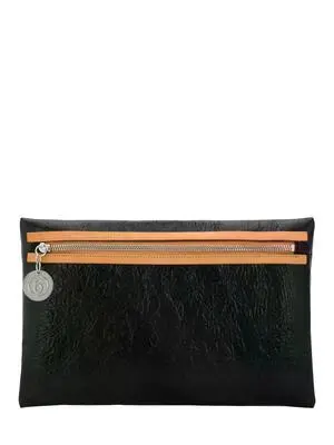 MAISON MARGIELA Textured Clutch Bag - Black