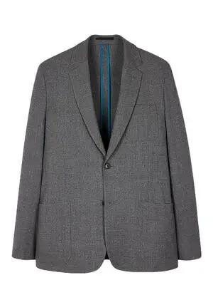 Paul Smith Wool Unlined Patch-pocket Blazer - Grey