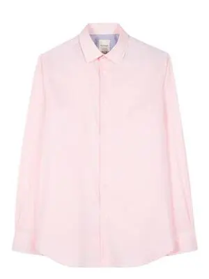 Paul Smith Tailored-fit Mini Check Easy Care Shirt - Pink