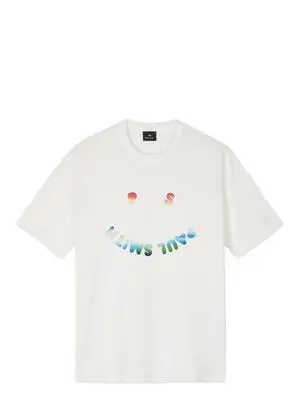 Paul Smith Happy Gradient' Print T-shirt - White