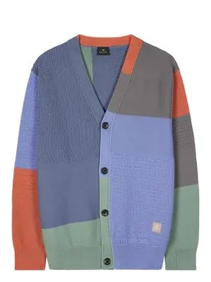 Paul Smith Colour-block Cotton Cardigan - Multicolour