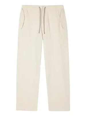 Paul Smith Relaxed-fit Cotton-linen Trousers - White