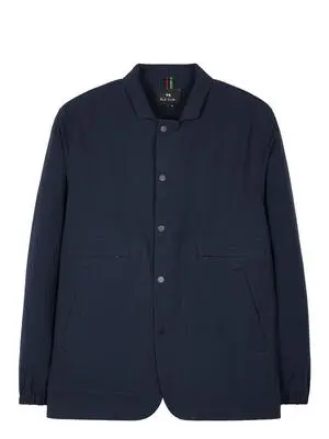 Paul Smith Stretch-cotton Seersucker Jacket - Blue