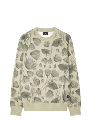 Paul Smith Printed Organic Cotton Sweatshirt - Brown