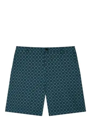 Paul Smith Jacquard Textured Shorts - Blue