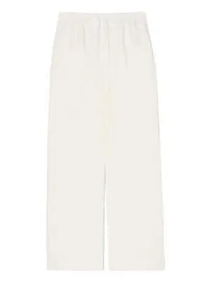 Paul Smith Linen Wide-leg Trousers - White
