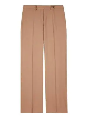 Paul Smith Taupe Wool Bootcut Trousers - Brown