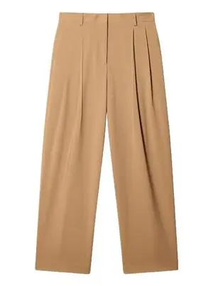 PAUL SMITH Two-Ply Merino Wool Pleated Trousers