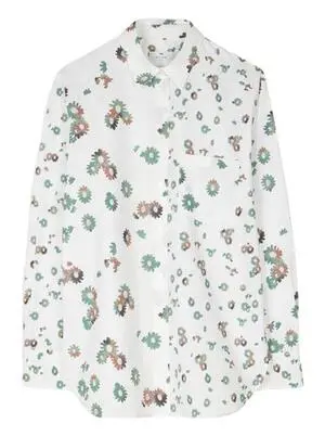 Paul Smith Floral Printed Shirt - White
